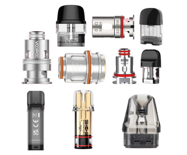 Vape Pods and Coils Replacement Pods & Coils for Top Vape Brands ...