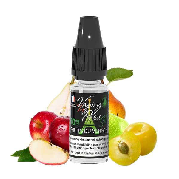 VIP Vaping in Paris – Fruits du Verger Salt Nicotine E-Liquid ...